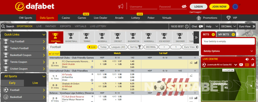 Dafabet Detailed Overview with Pros, Cons and Players' Rating (2022)